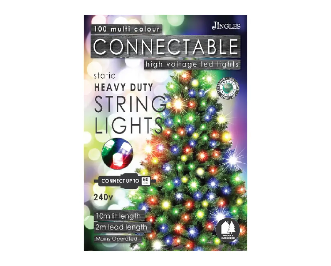 100 Led Multi-Colour Connectable Static Light - Hanleys of Cork