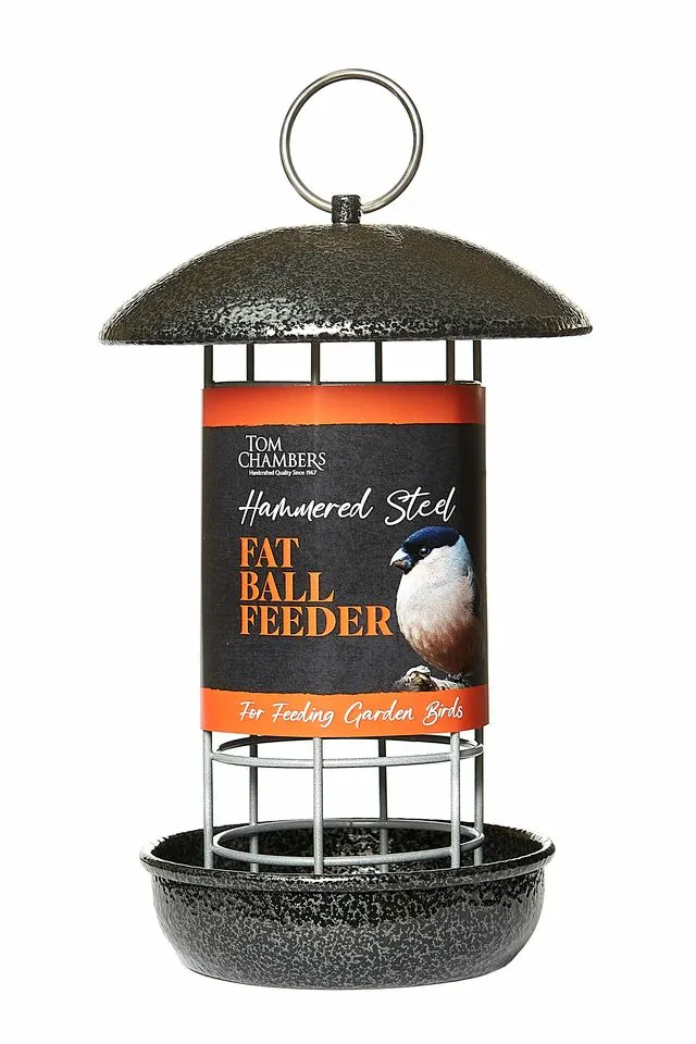 Hammered Steel Fat Ball Feeder - Hanleys of Cork