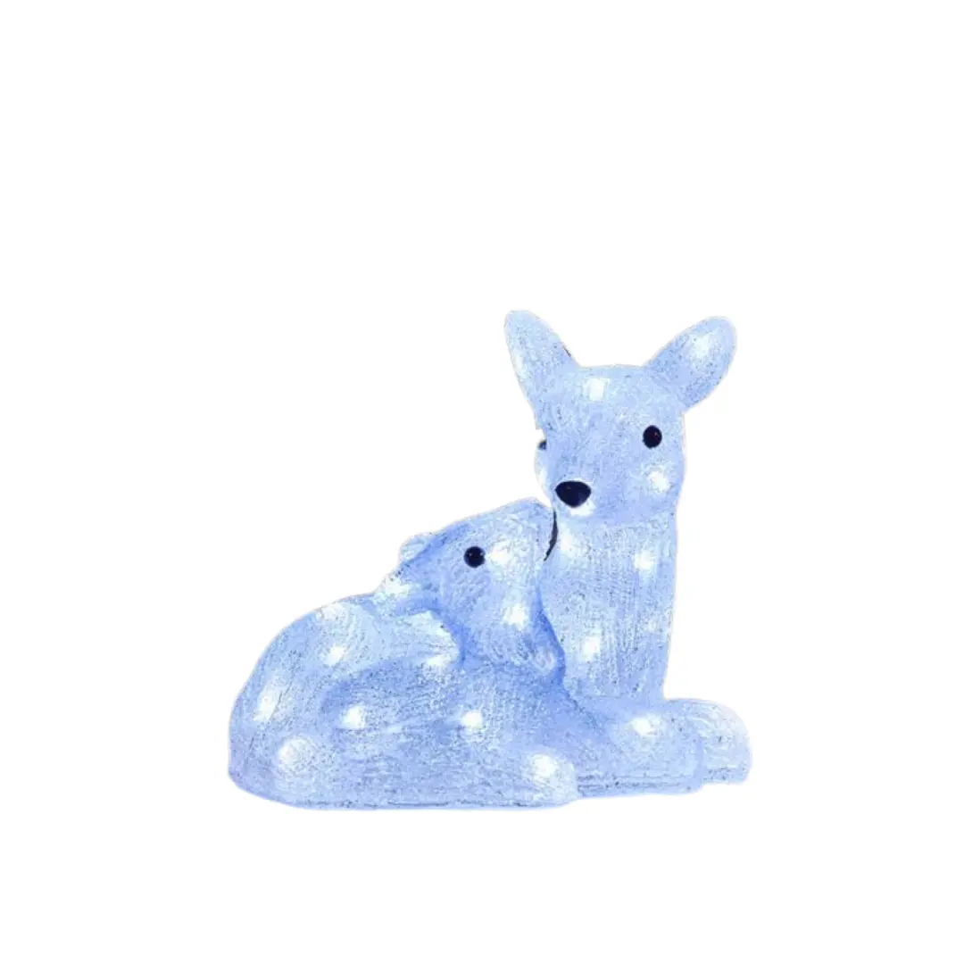 Inlit Ice Doe & Fawn White - Hanleys of Cork