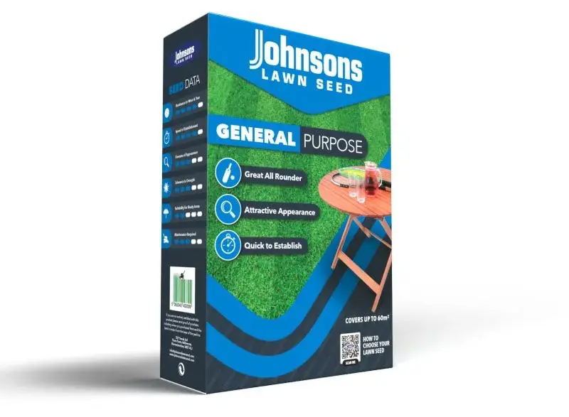 Johnsons General Purpose Lawn Seed 425g - Hanleys of Cork