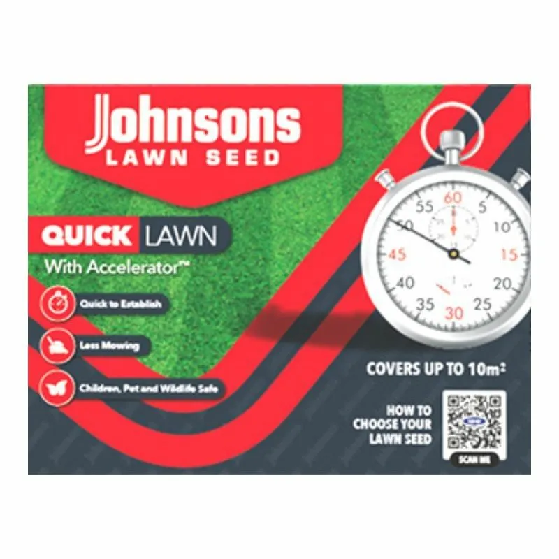 Johnsons Quick Lawn with Accelerator 210g - Hanleys of Cork