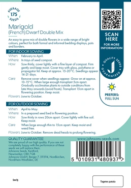 Marigold (French) Dwarf Double Mix - Hanleys of Cork