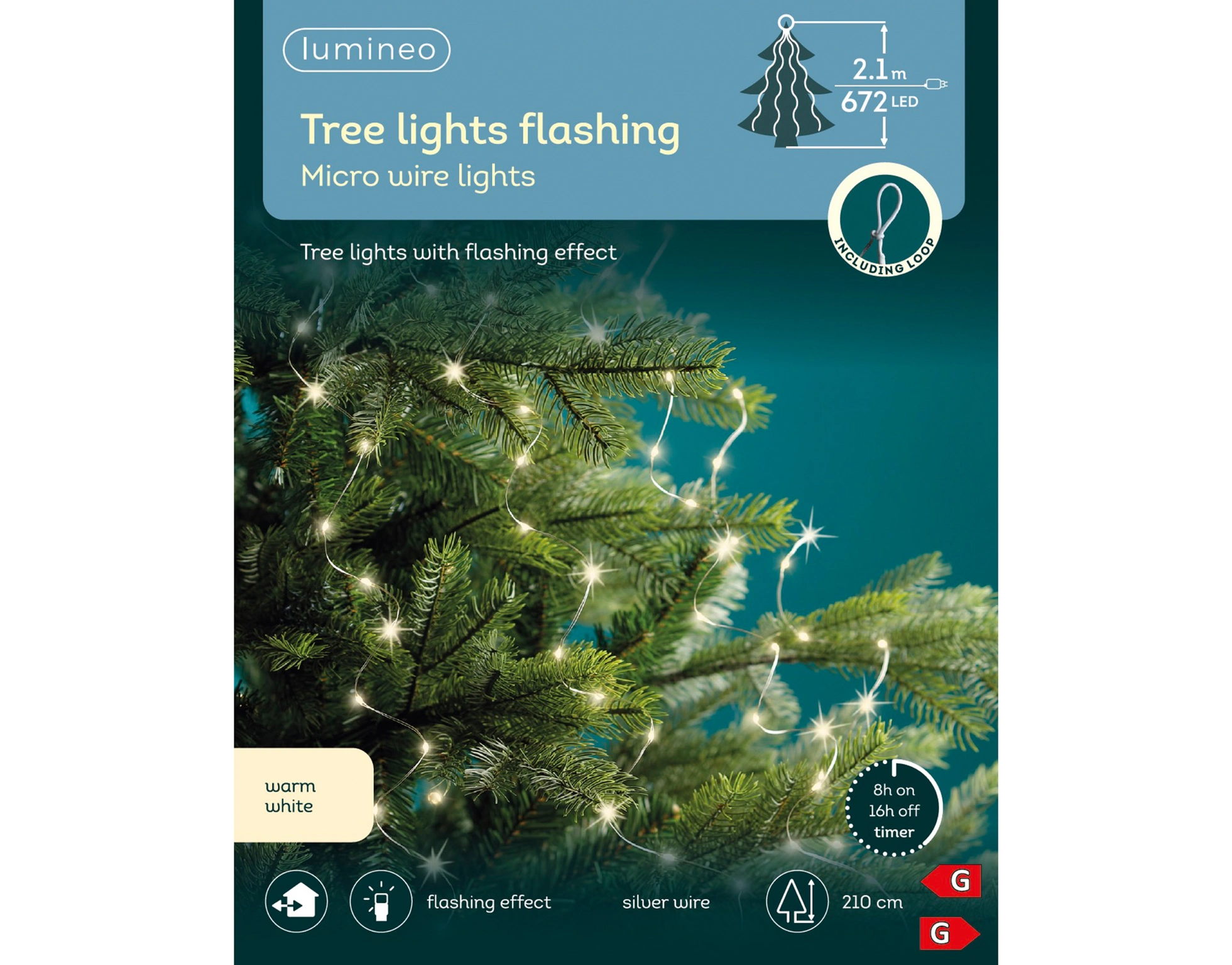 Micro Led Tree Bunch Gb Flashing Effect Outdoor - Hanleys of Cork
