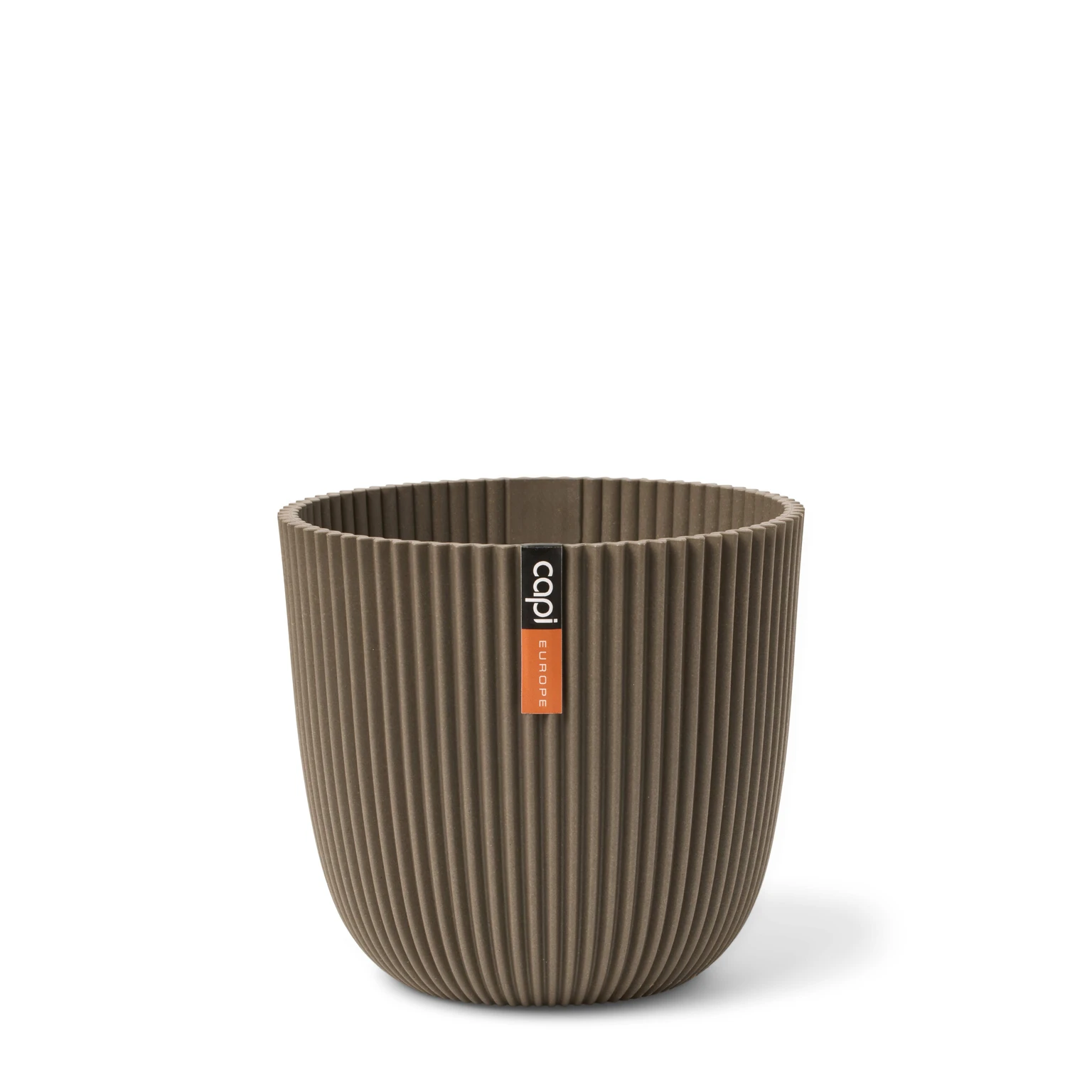 PLANTER BALL GROOVE 22 X 20 WARM TAUPE - Hanleys of Cork
